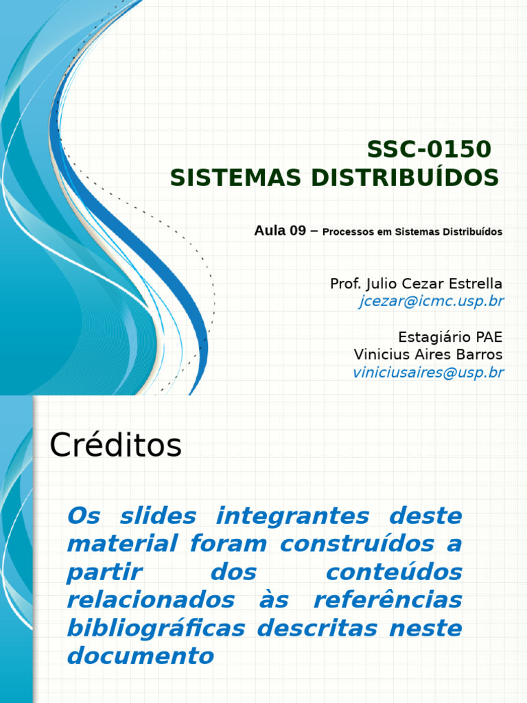 Aula 04 ProcSD | PDF | Thread (informática) | Processo (informática)