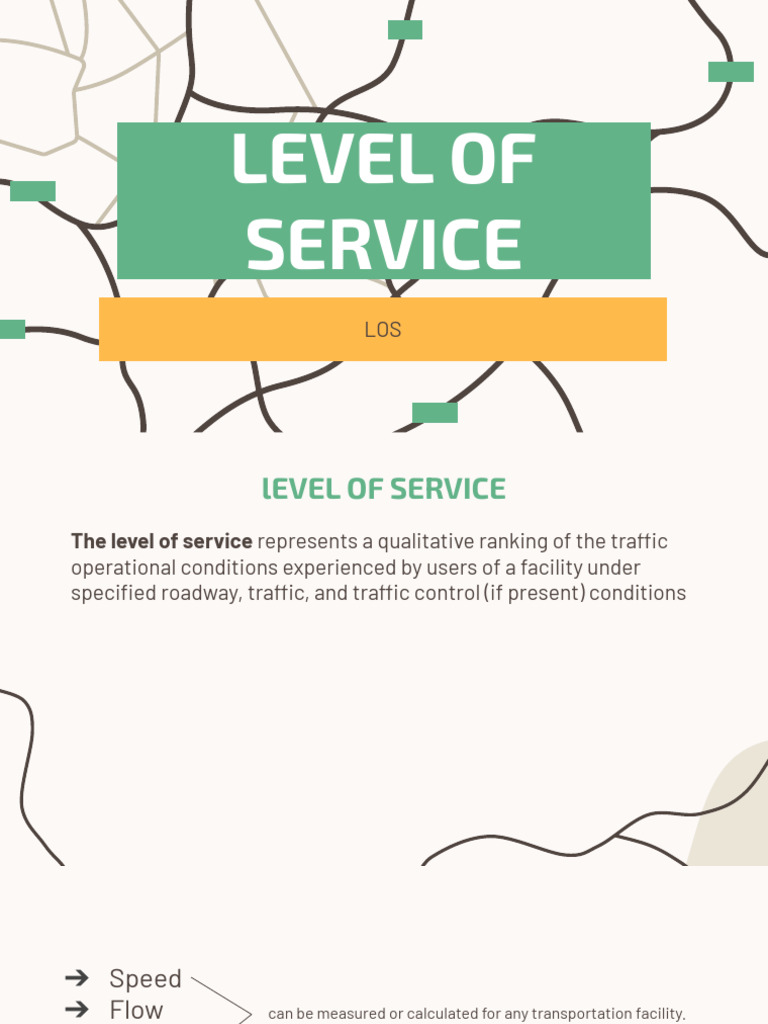 Level Of Service And Queuing Analysis Pdf Transport Transport