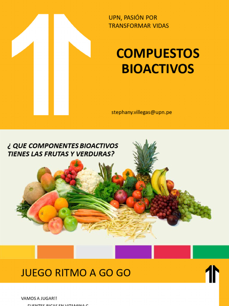 Beneficios de los Compuestos Bioactivos | PDF