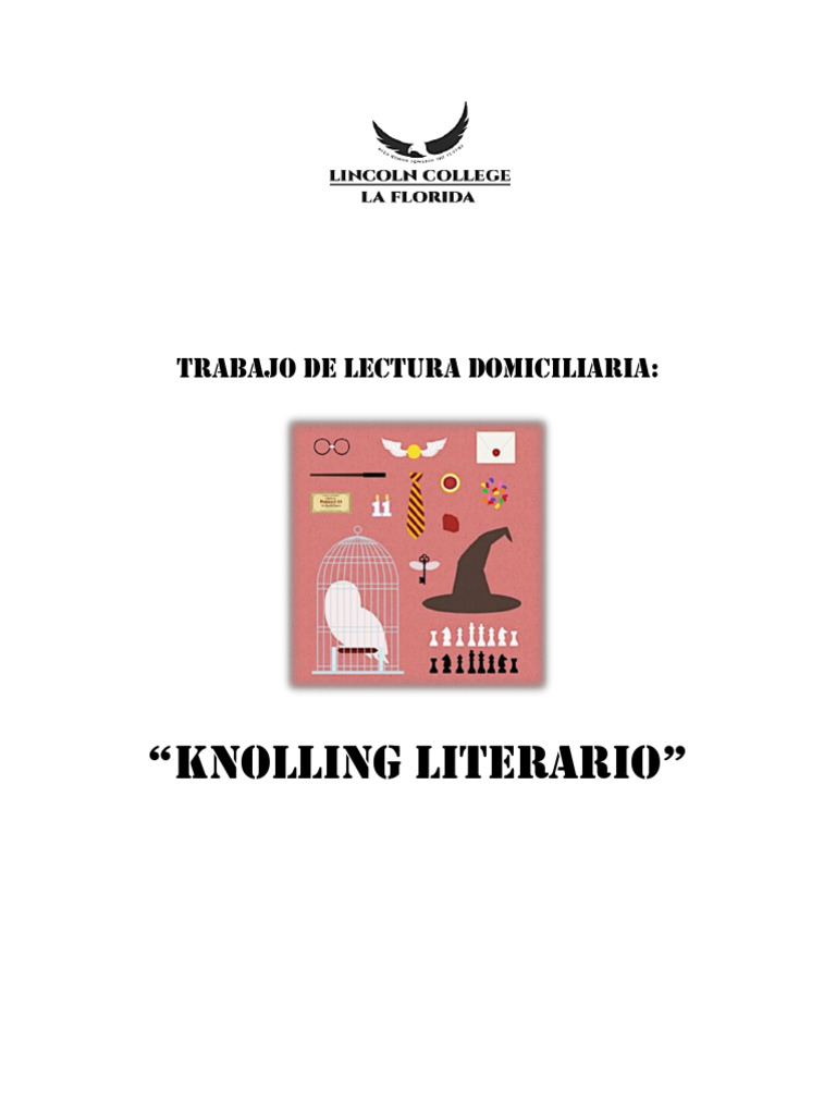 Knolling Literario: Guía de Trabajo | PDF