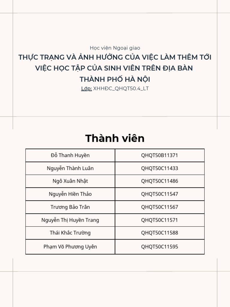 DAV XHH Nhóm 1 | PDF