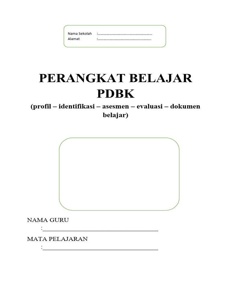 Perangkat Belajar PDBK | PDF | Karier & Perkembangan | Pengembangan Diri