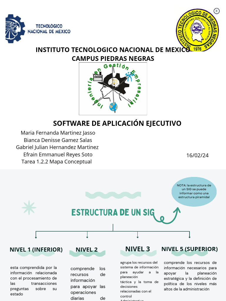 Mapa conceptual SIG | PDF | Planificación | Sistema de información ...