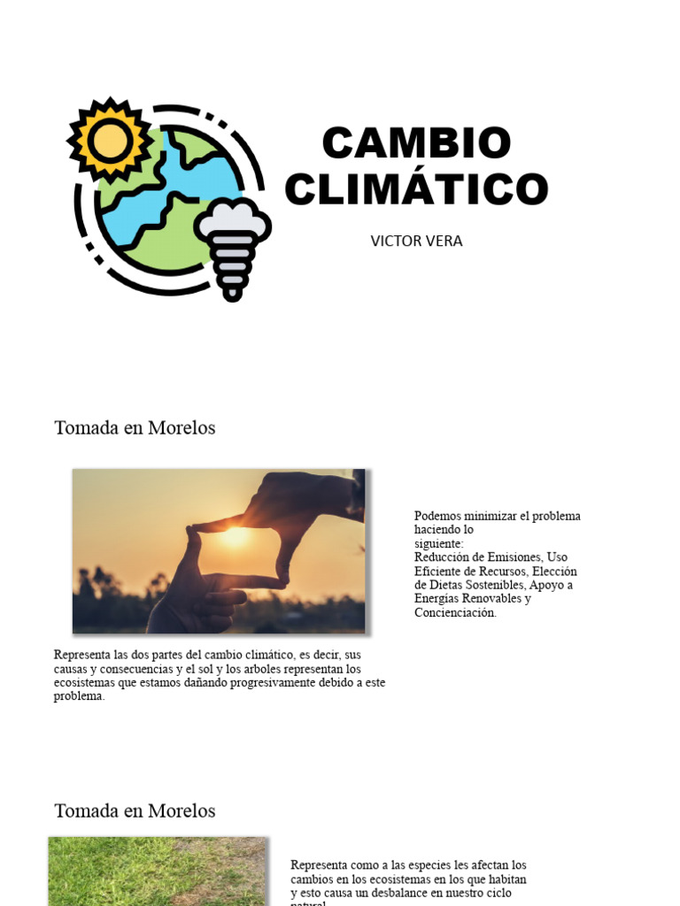 Estrategias para Combatir el Cambio Climático | PDF | Ciencia y matemáticas