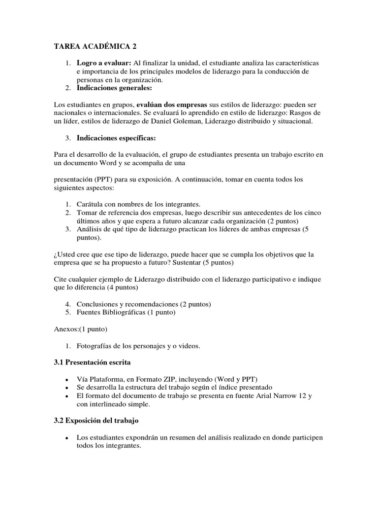Tarea Academica 2 | PDF