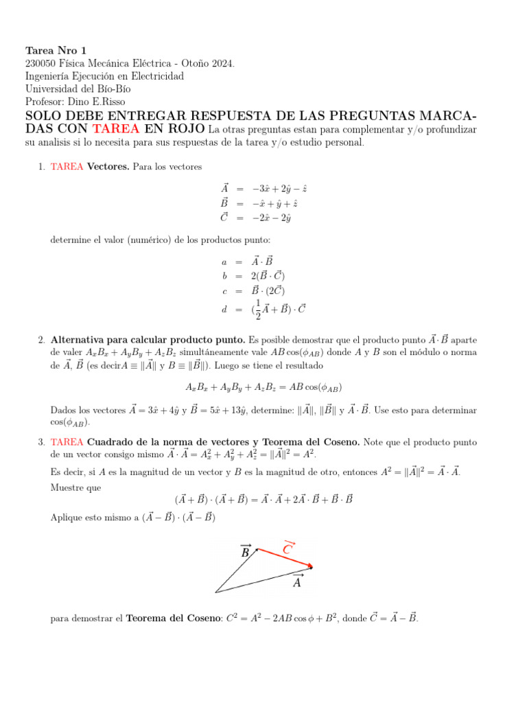 Tarea2 | PDF | Cinemática | Velocidad