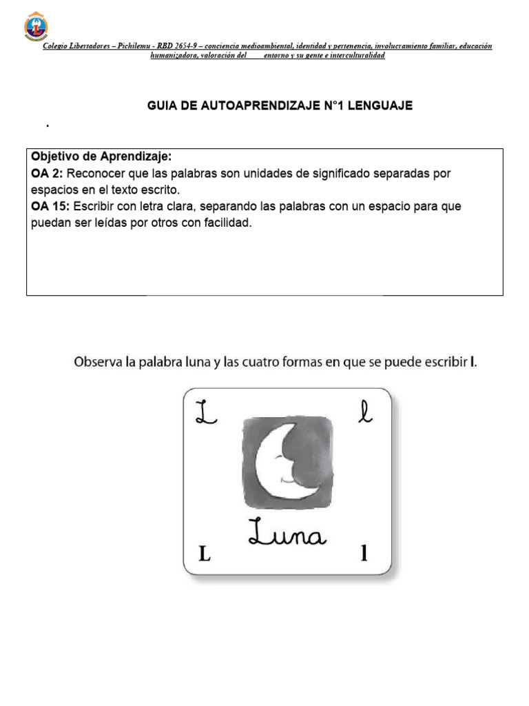 GUIA DE AUTOAPRENDIZAJE N | PDF