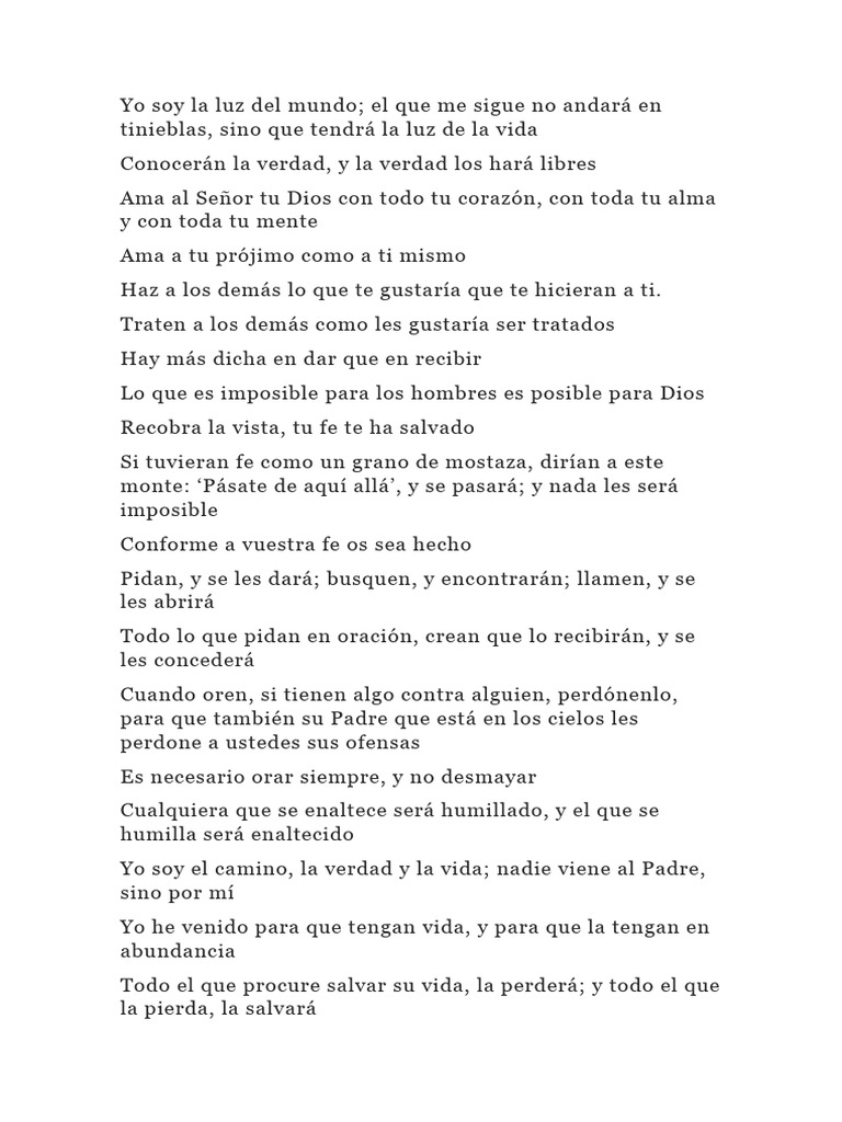 Yo Soy La Luz Del Mundo | PDF