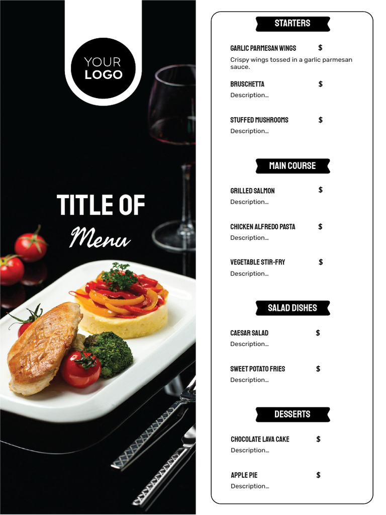 Diverse Menu for Food Lovers | PDF
