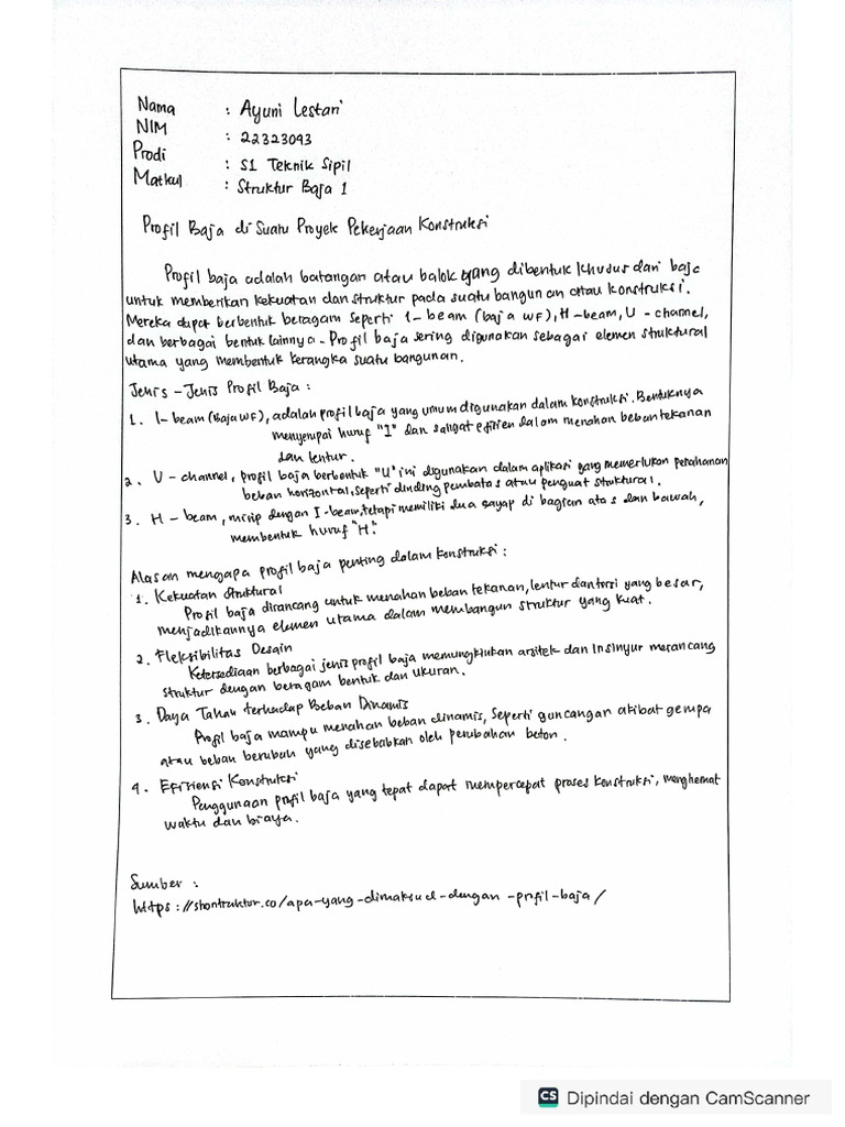 Ayuni Lestari 22323043 Tugas Baja | PDF