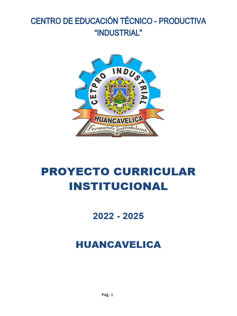 Pci Cetpro 2023 Mhv. | PDF | Plan de estudios | Enseñando