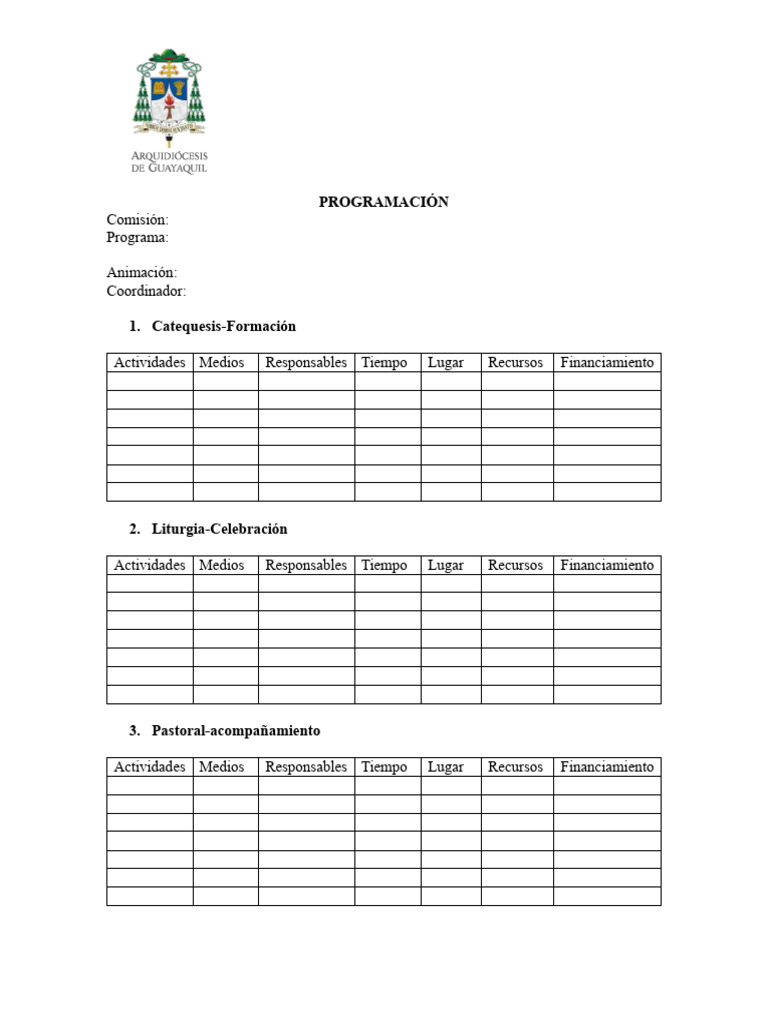 ESQUEMA-PROGRAMACION-2023 | PDF