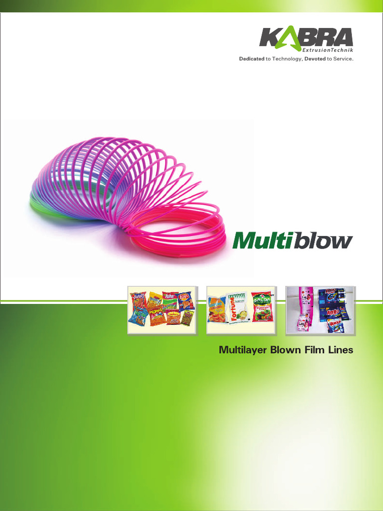 Outer Bubble Cooling Blown Film Line | PDF