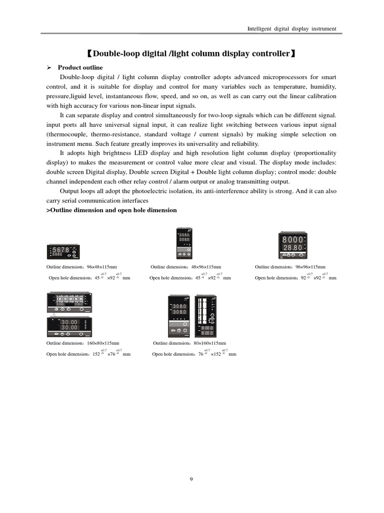 Double-Loop Digital Light Column Display Controller | PDF | Instrumentation | Electronic Engineering
