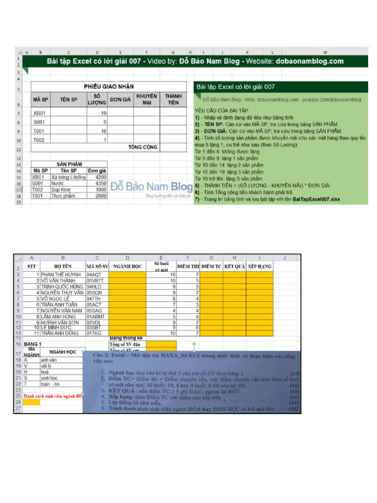 BT Excel | PDF