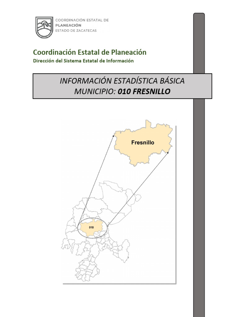 Población de Fresnillo, Zacatecas | PDF | Educación de la primera ...