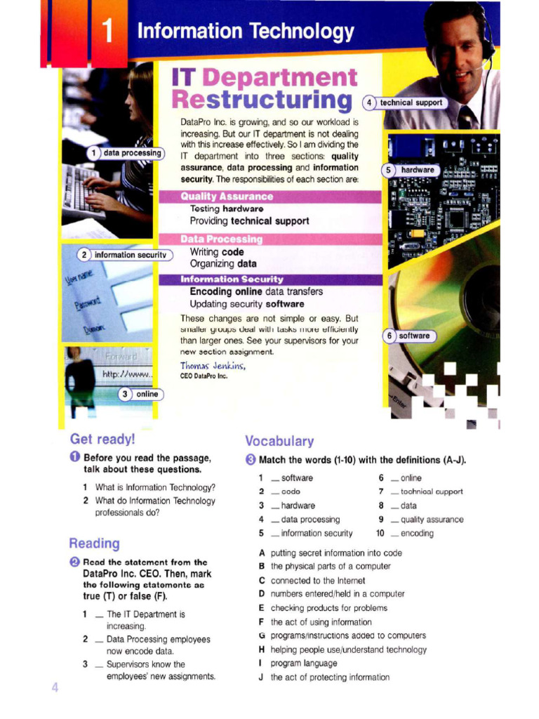 S1 - Reading - Information Technology | PDF