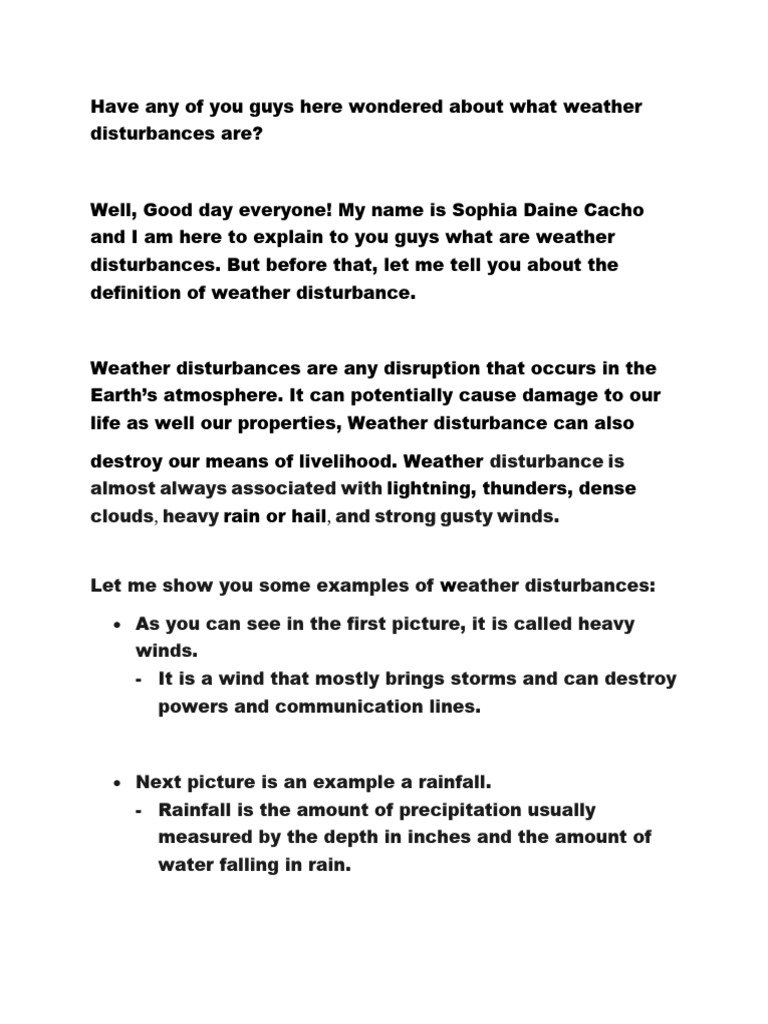 Science Report Script Sophia | PDF | Tropical Cyclones | Thunderstorm