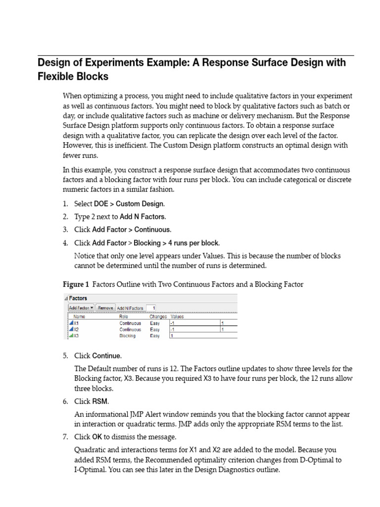 RSM Blocking | PDF | Design Of Experiments | Applied Mathematics