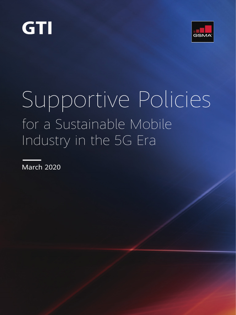 Supportive Policies for 5G Growth | PDF | Infrastructure | Innovation