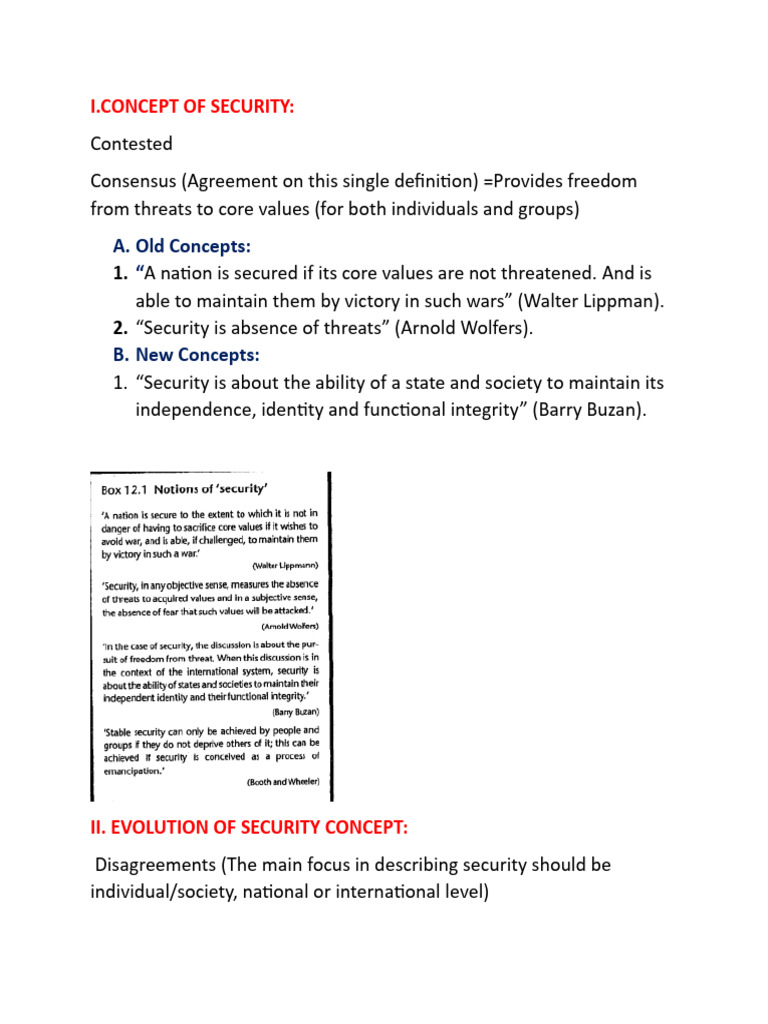 Evolution of Security Concepts Explained | PDF | Securities | Climate ...