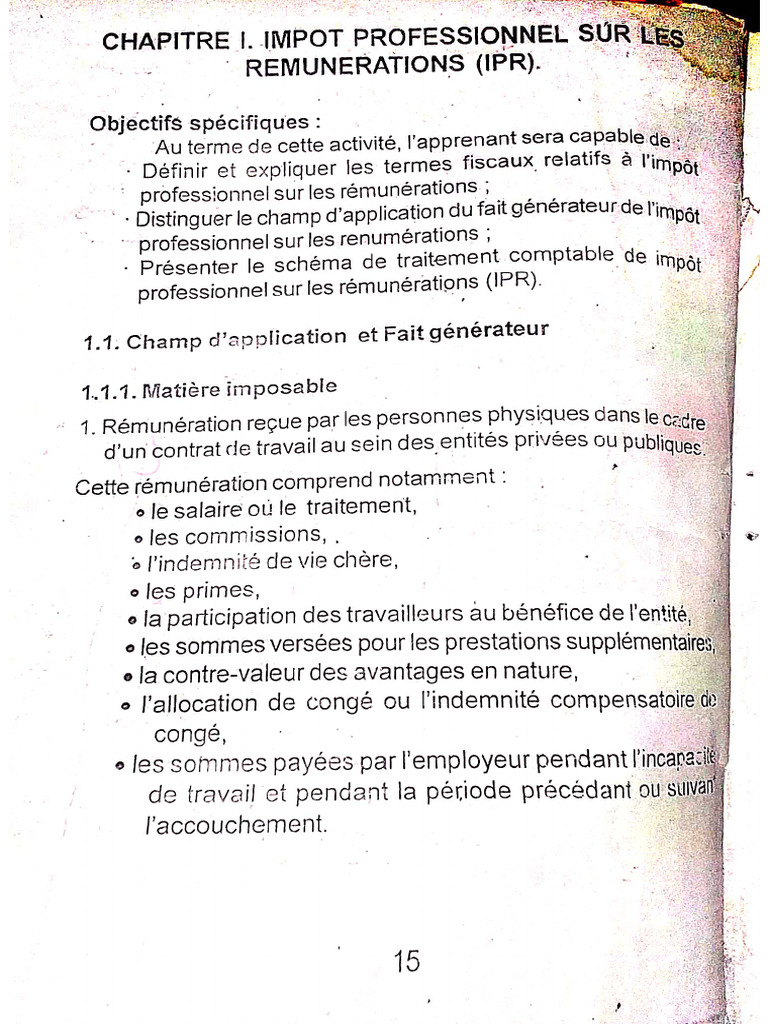 Fiscalité 5 | PDF