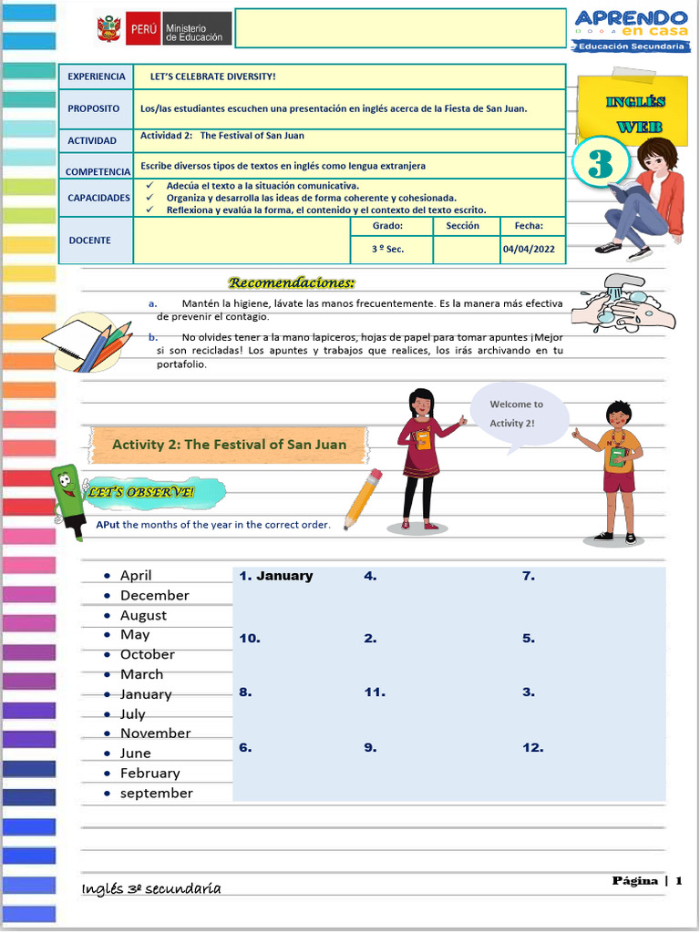 3º Ing. Exp 01 - Actv 02 | PDF