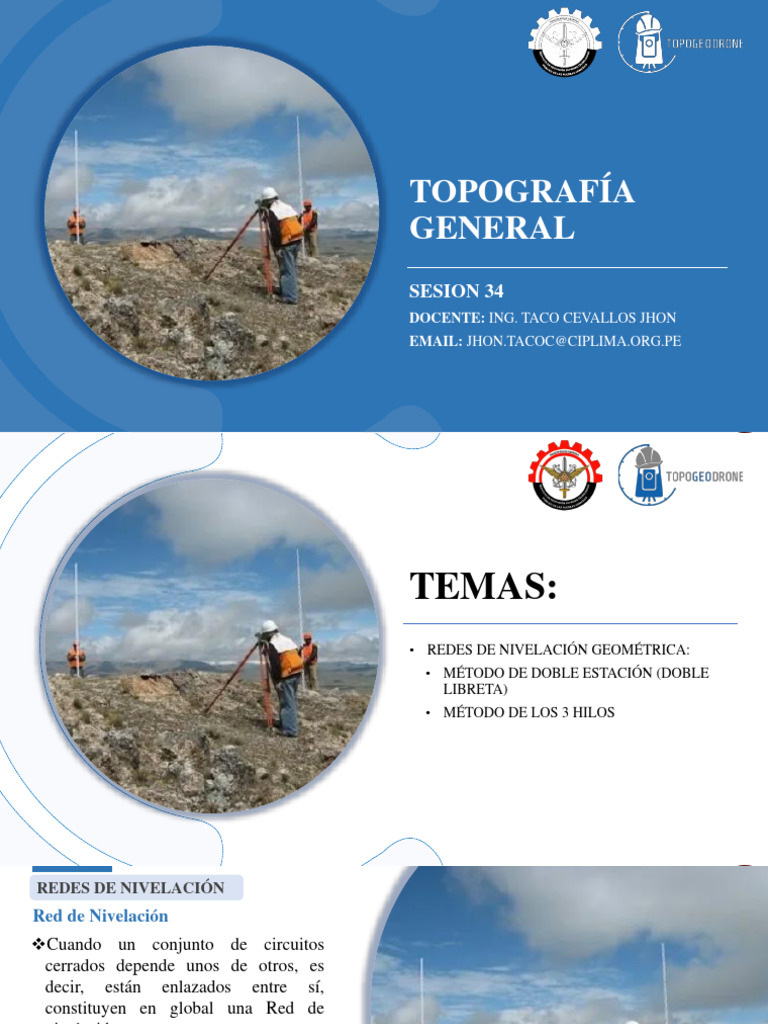 6. Redes de Nivelación y Métodos Practicos | PDF | Topografía | Ciencias fisicas