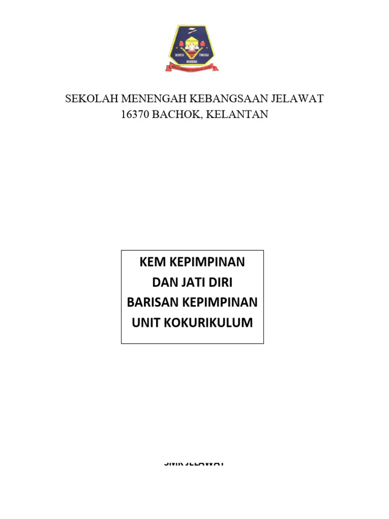 LAPORAN Kem Kepimpinan Dan Jati Diri Barisan Unit Kokurikulum 2018 | PDF | Karier & Perkembangan ...