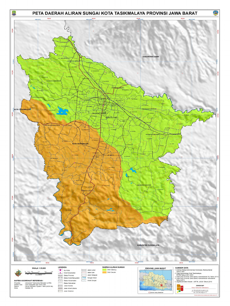 Peta DAS Tasikmalaya | PDF