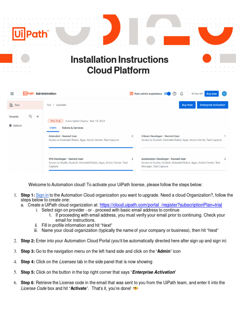 Cloud Platform Installation Guide | PDF | Cloud Computing | Robotics