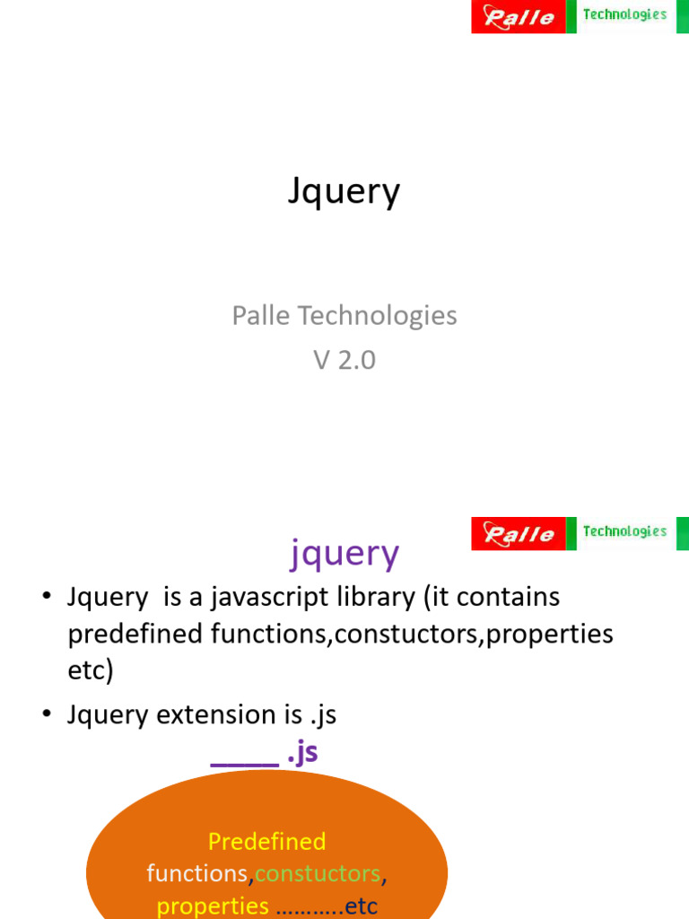 Jquery Basics for Web Developers | PDF | J Query | Document Object Model