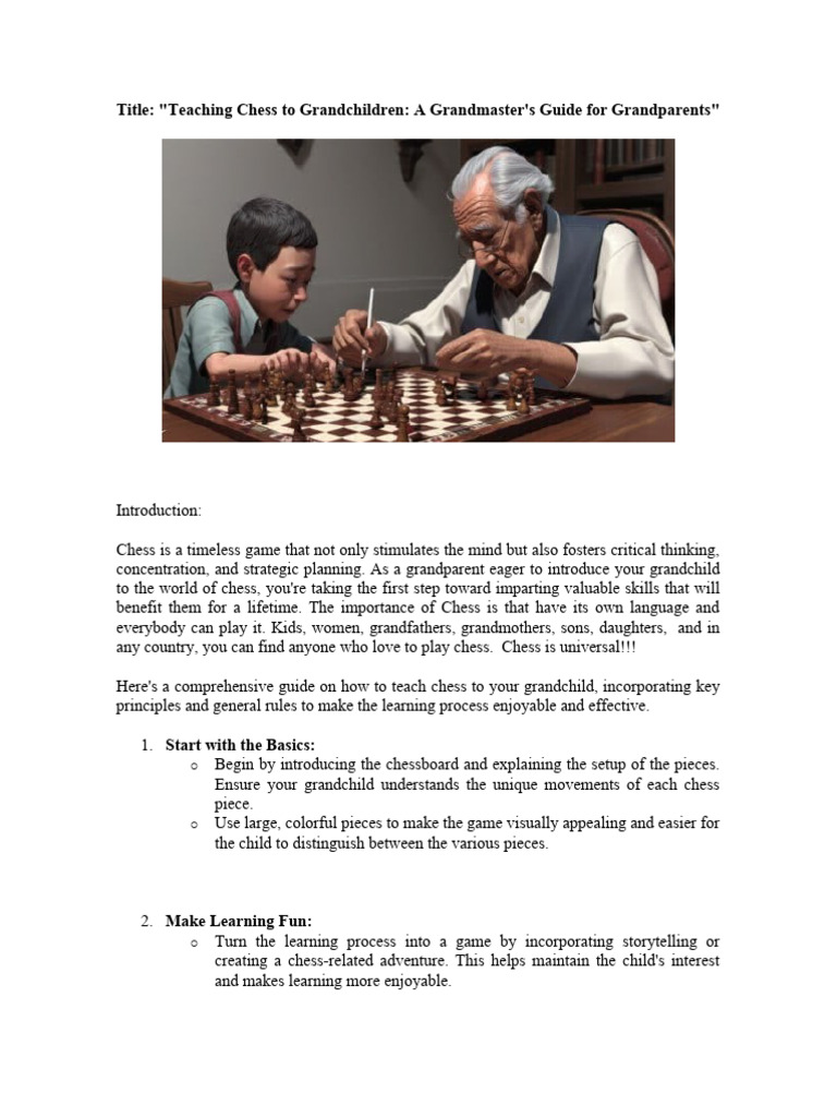 Teach Chess | PDF | Chess | Learning