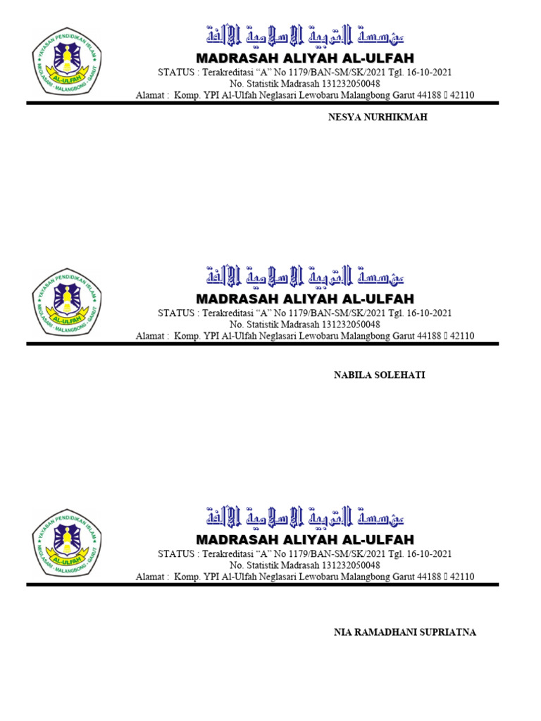 Kop Amplop Undangan | PDF