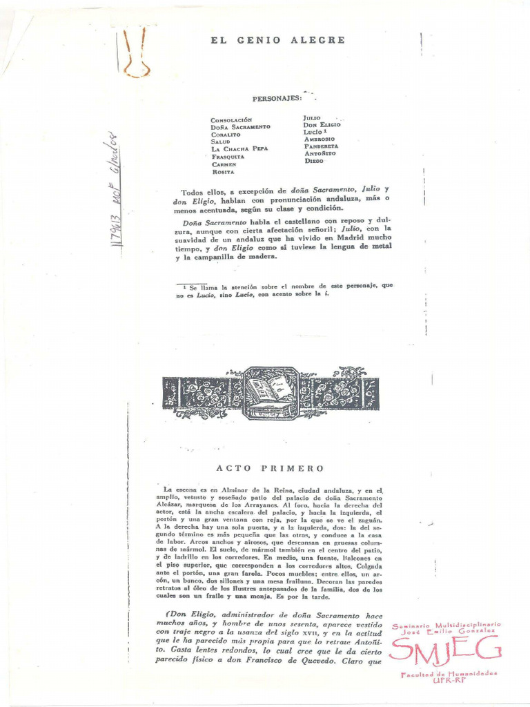 Genio Alegre El | PDF