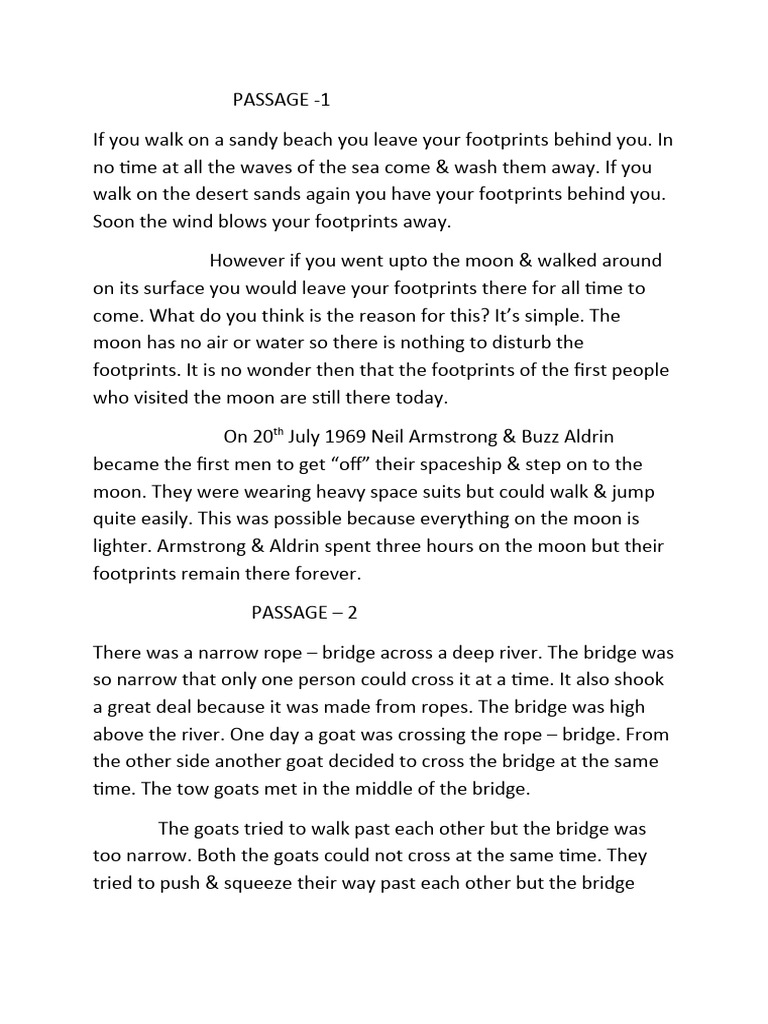 PASSAGE | PDF | Dyslexia | Urbanization