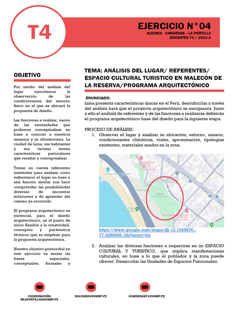 Ejercicio 04 Taller 4 2024.1 | PDF | Diseño