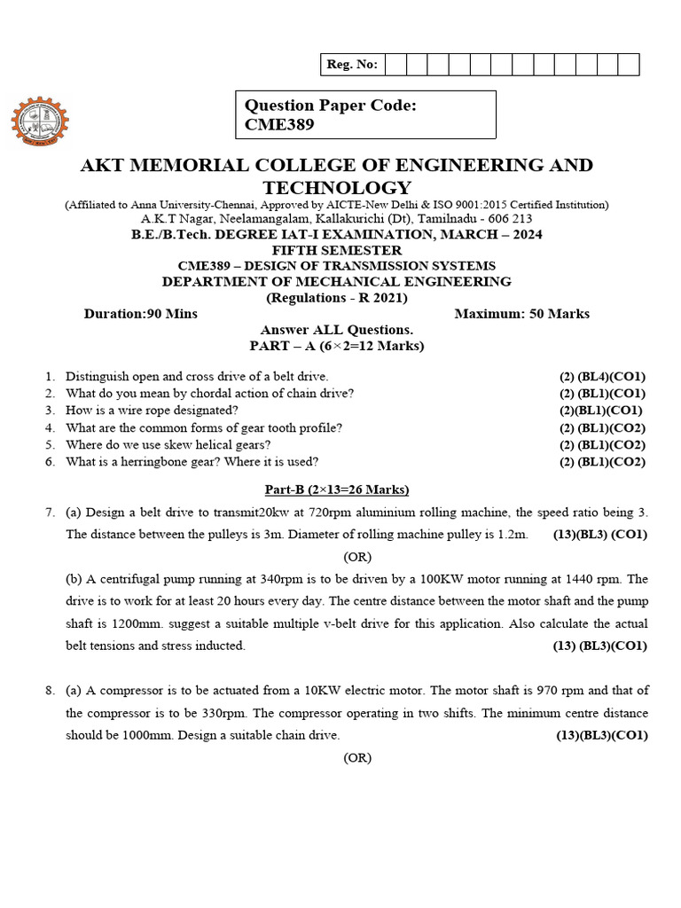 DTS Iat-1 | PDF | Gear | Belt (Mechanical)