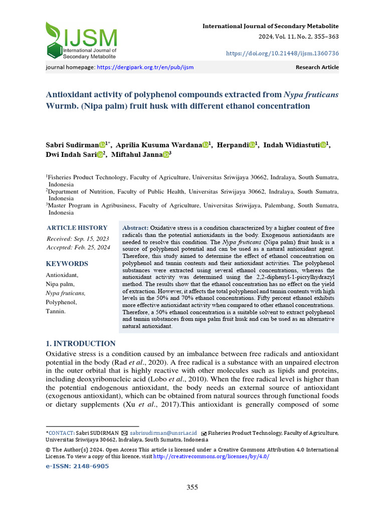 Sudirman2024 - Antioxidant Activity of Polyphenol Compounds Extracted ...