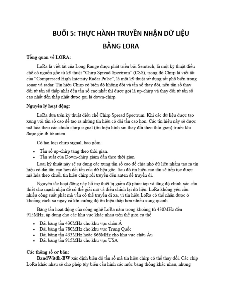 TH C Hành Bu I 5 | PDF