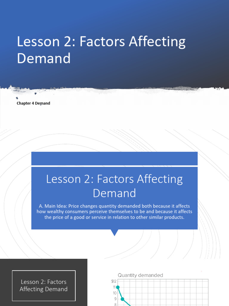 Lesson 2 Slides Demand | Download Free PDF | Demand | Demand Curve
