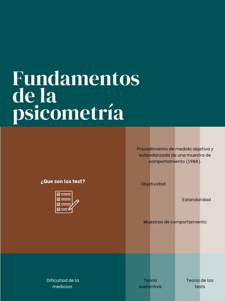 Fundamentos de La Psicometría | PDF | Interacciones de disciplina ...