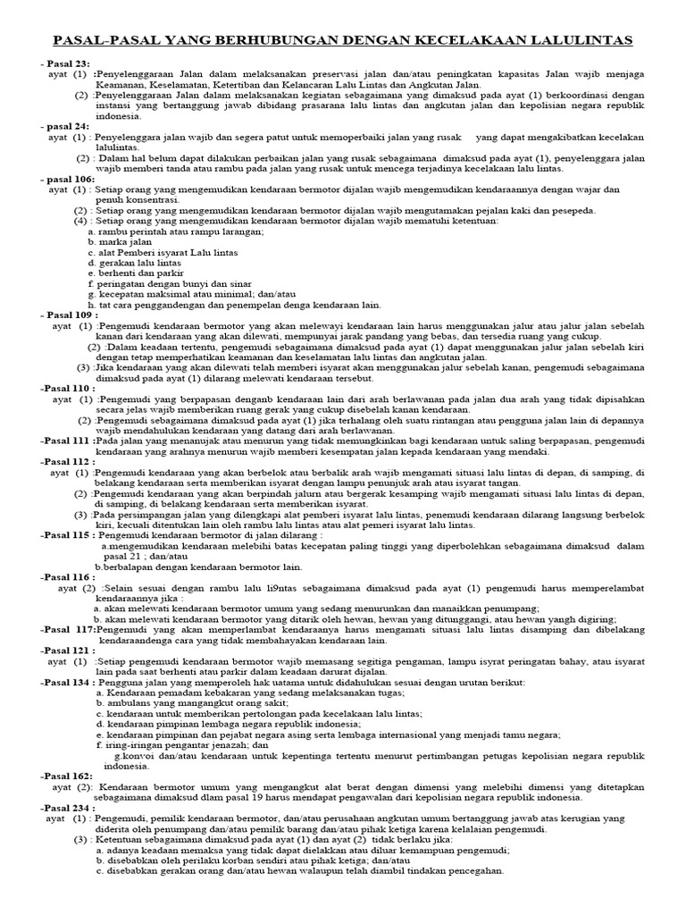 Pasal Pasal | PDF