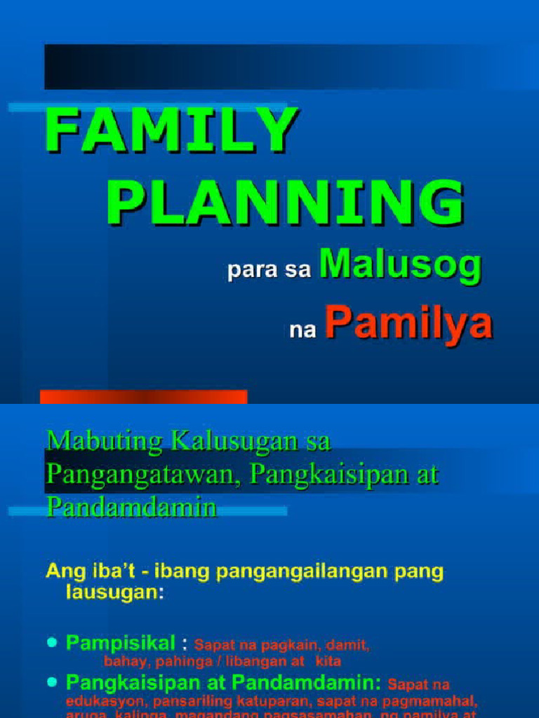 Family Planning Method Pdf
