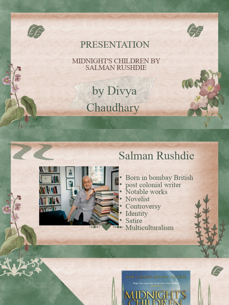 Analysis of Midnight's Children by Rushdie | PDF | Classics