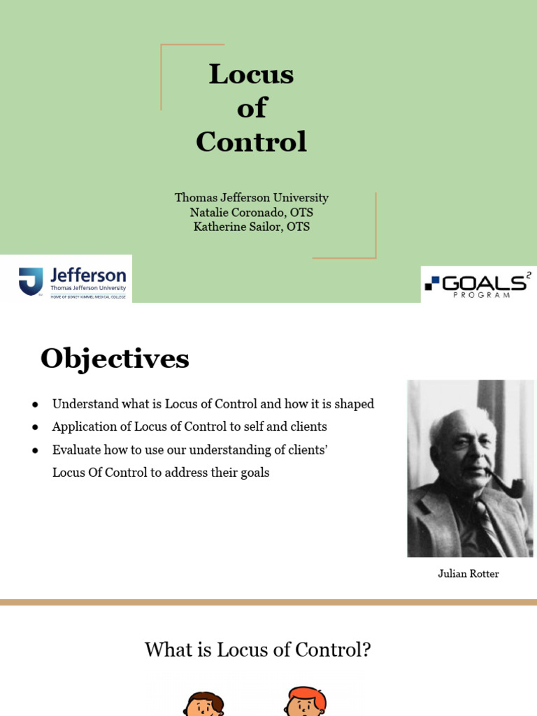 Locus | Download Free PDF | Psychology | Psychological Concepts