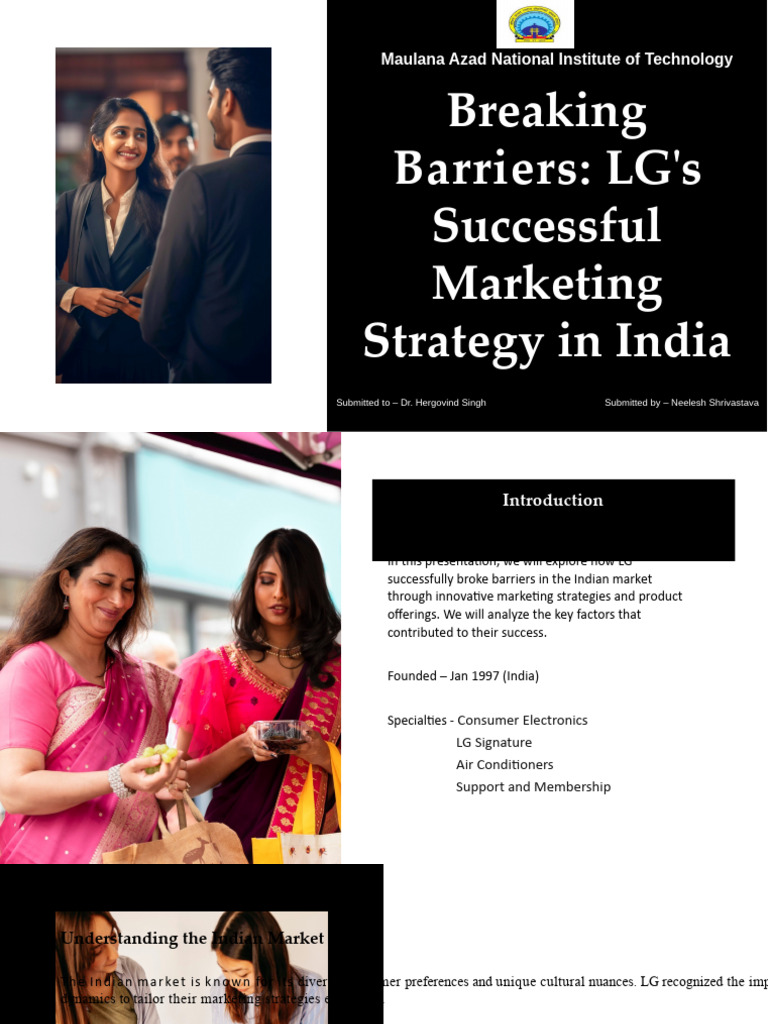 Breaking Barriers: LG's Successful Marketing Strategy in India | PDF ...