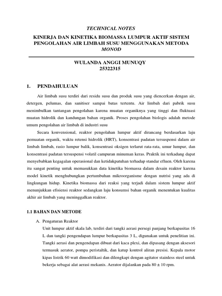 Contoh Draft Technical-Notes | PDF | Metode & Bahan Ajar | Teknologi ...