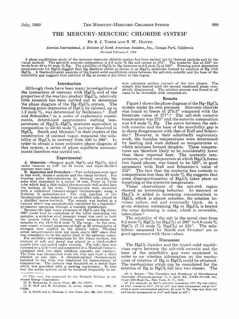 Meyer | PDF | Phase (Matter) | Mercury (Element)