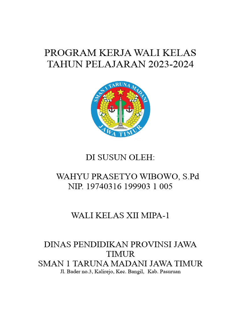 Laporan WALAS-PMM - XII MIPA-1 | PDF